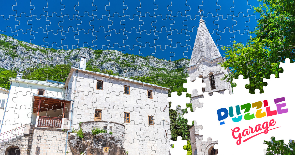 Temple in the mountains Jigsaw Puzzle (Architecture, Temples) | Puzzle ...