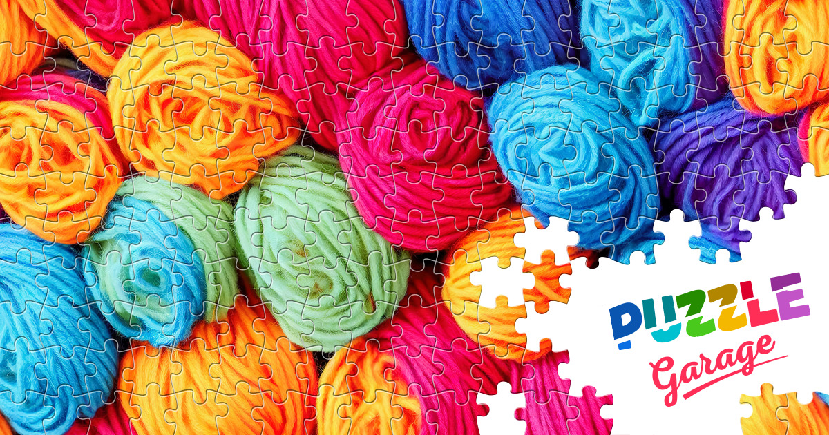 Multi-colored balls of thread Jigsaw Puzzle (Home, Needlework) | Puzzle ...