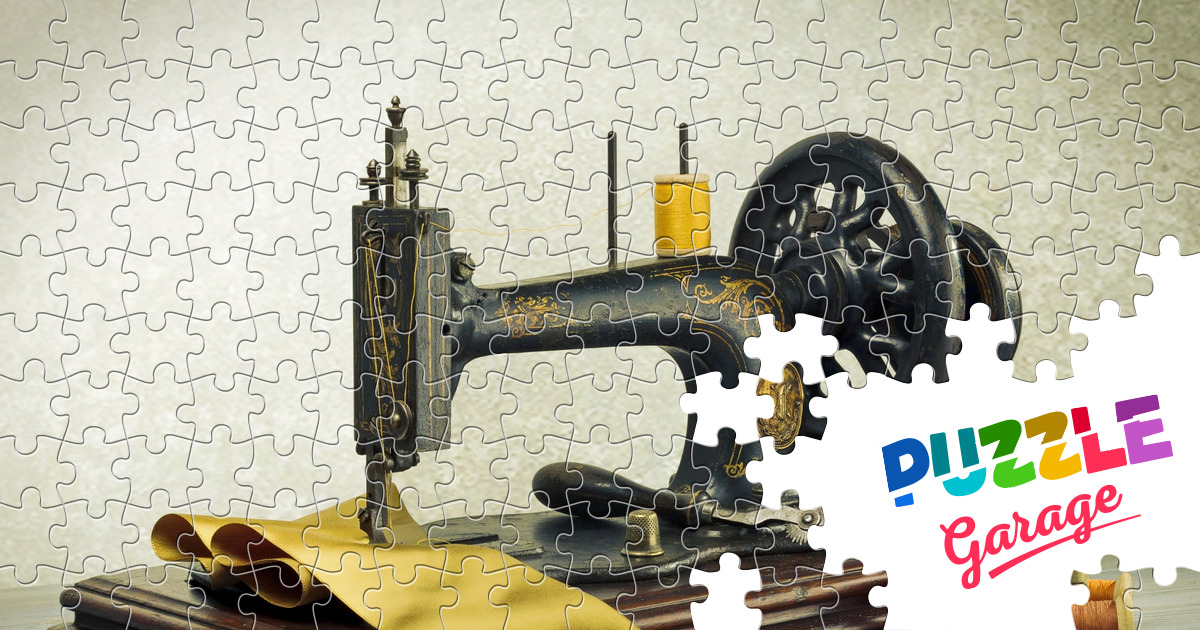 Antique sewing machine Jigsaw Puzzle (History, Retro) | Puzzle Garage