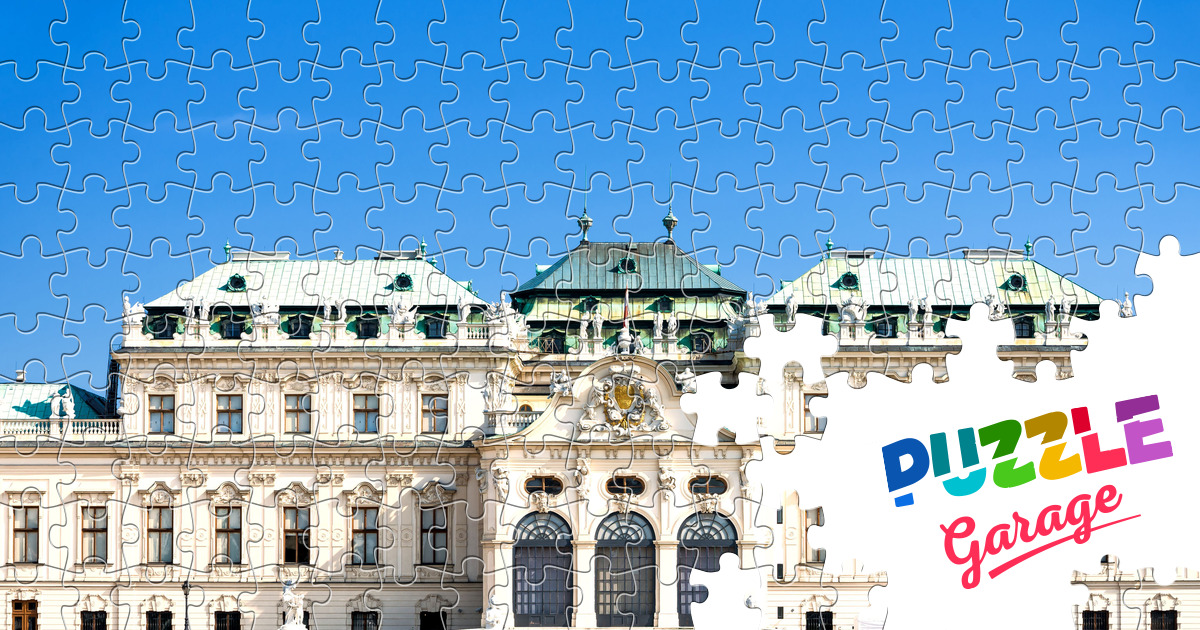 Belvedere Palace, Vienna Jigsaw Puzzle (Countries, Austria) | Puzzle Garage