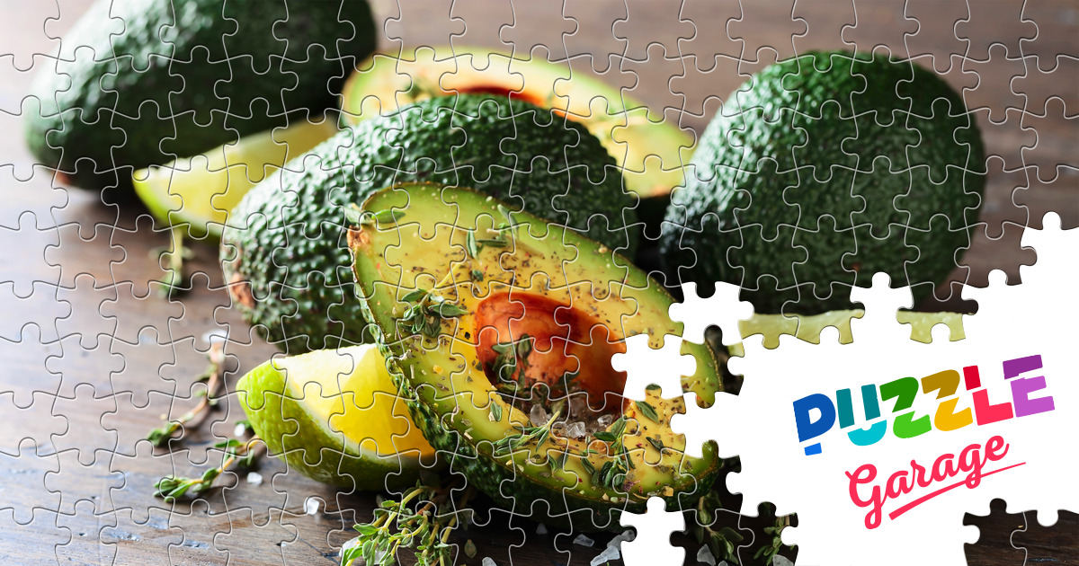 Avocado with lime Jigsaw Puzzle (Home, Food) | Puzzle Garage