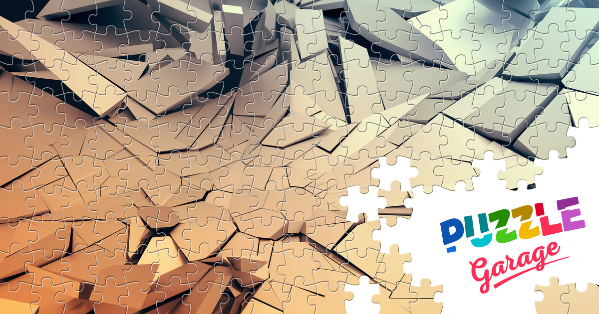 3D Abstraction: Shards Jigsaw Puzzle (Other, Abstraction) | Puzzle Garage