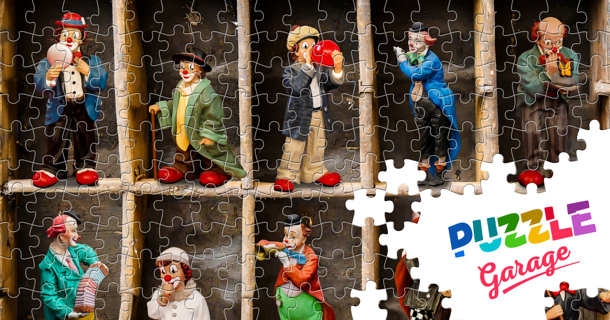 Clown collection Jigsaw Puzzle (Other, Collecting) | Puzzle Garage