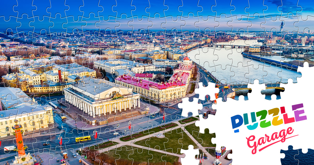 Spit of Vasilyevsky island Jigsaw Puzzle (Countries, Russia) | Puzzle ...