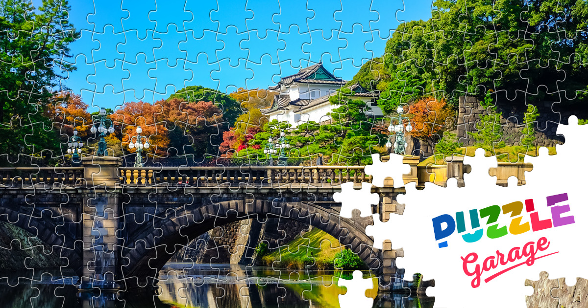 Vista del Palazzo Imperiale di Tokyo Puzzle (Paesi, Giappone) | Puzzle ...