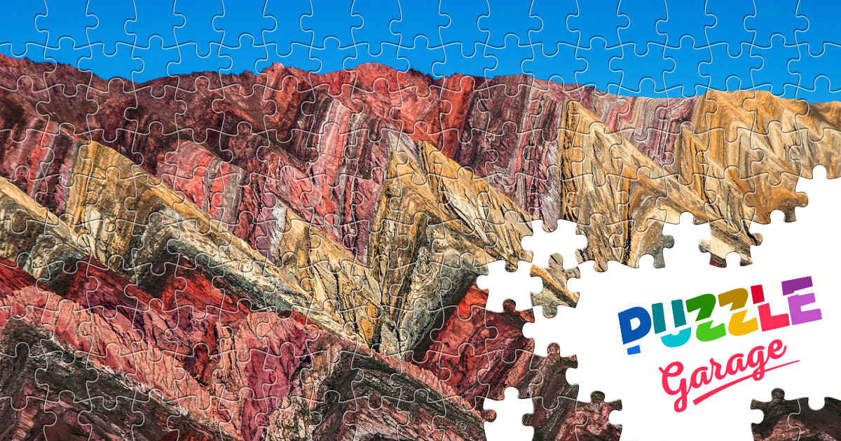 Colored mountains of Argentina Jigsaw Puzzle (Countries, Argentina ...