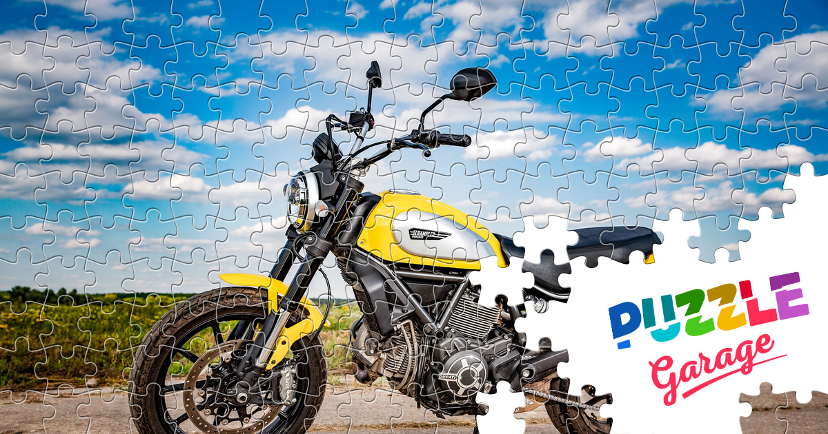 Motorcycle on the road Jigsaw Puzzle (Technics, Moto) | Puzzle Garage