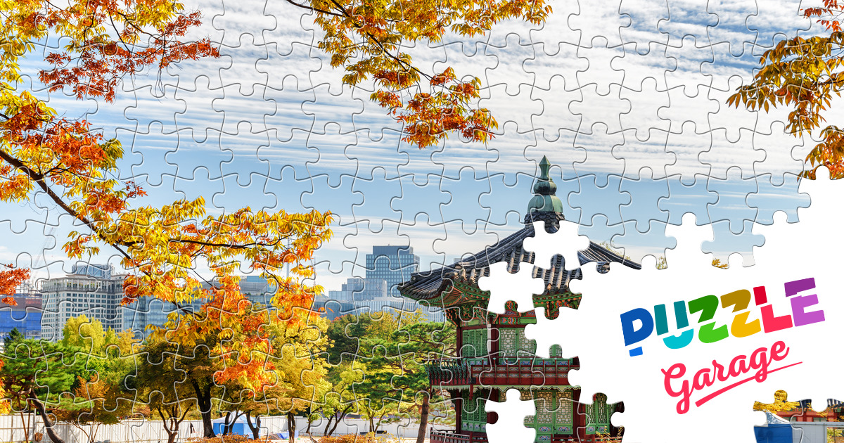 Hyangwonjeong Jigsaw Puzzle (Countries, South Korea) | Puzzle Garage