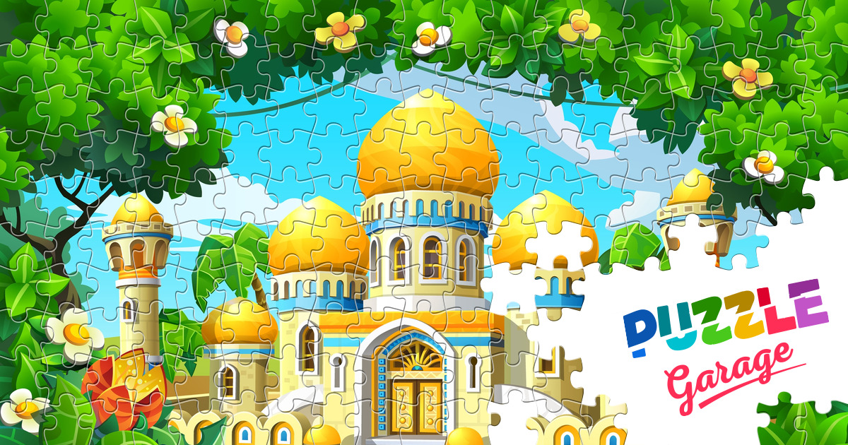Sultan's palace Jigsaw Puzzle (For children, Cartoon Illustrations ...