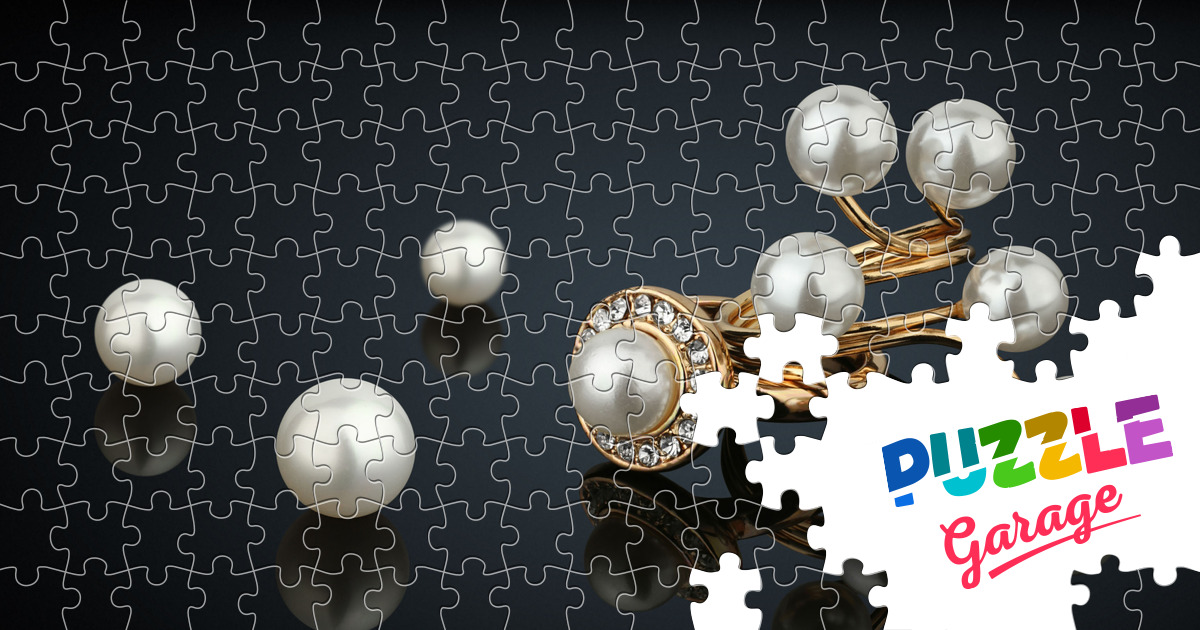 Ring with diamonds and pearls Jigsaw Puzzle (Stuff, Jewellery) | Puzzle ...