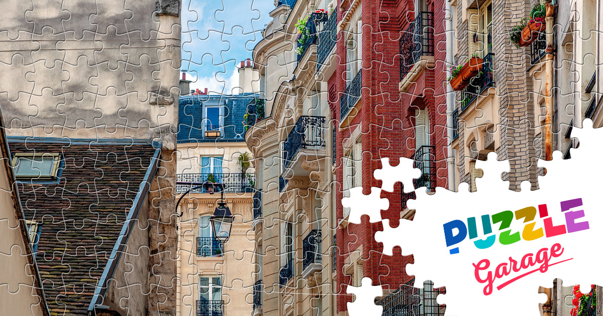 Architecture of Parisian houses Jigsaw Puzzle (Countries, France ...
