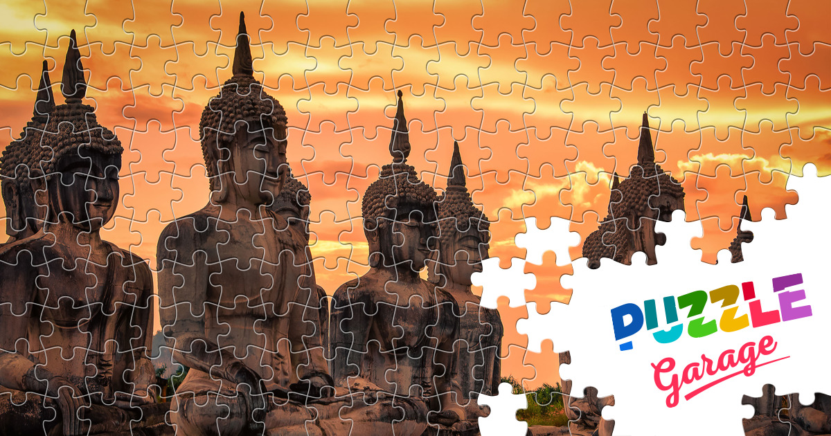 Statue of Buddha Jigsaw Puzzle (Art, Sculpture) | Puzzle Garage