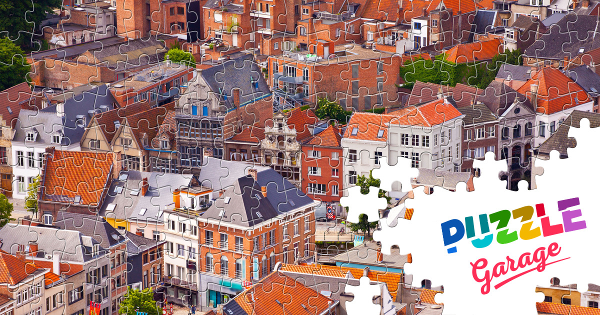 Buildings in Mechelen Jigsaw Puzzle (Countries, Belgium) | Puzzle Garage