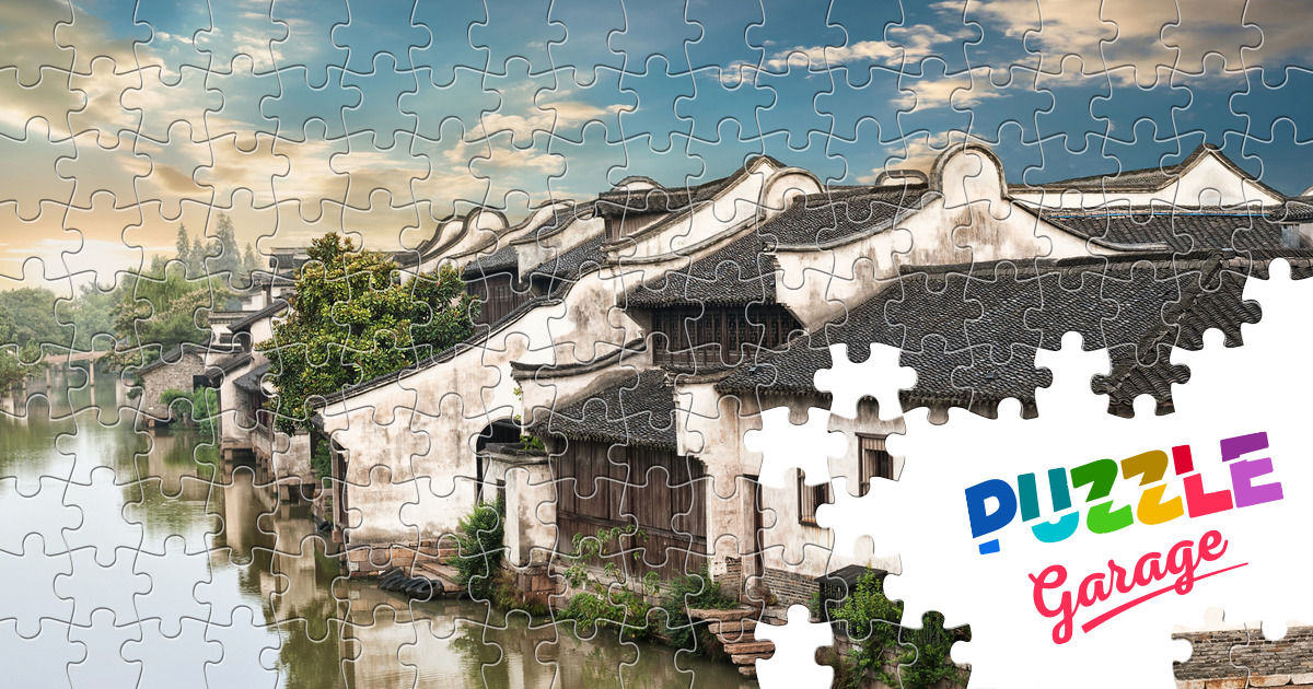 Wuzhen Water City Jigsaw Puzzle (Countries, China) | Puzzle Garage