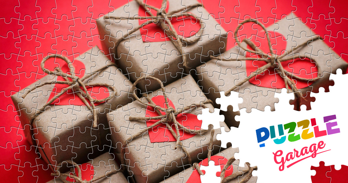 Gift boxes with hearts Jigsaw Puzzle (Holidays, Valentine's Day ...