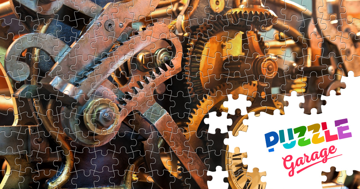 Clock tower mechanism Jigsaw Puzzle (Stuff, Watches) | Puzzle Garage