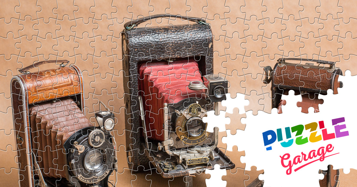 Cameras of the last century Jigsaw Puzzle (Stuff, Foto cameras ...