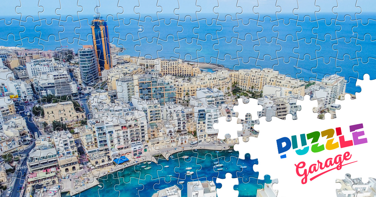 Aerial view of St. Julian's Jigsaw Puzzle (Other, Aerial view) | Puzzle ...