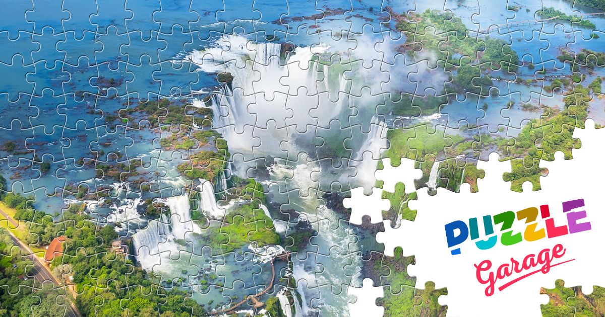 Iguazu Falls Jigsaw Puzzle (Countries, Brazil) | Puzzle Garage
