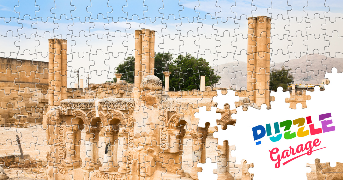 Ruins of Hisham's Palace Jigsaw Puzzle (History, Archeology) | Puzzle ...