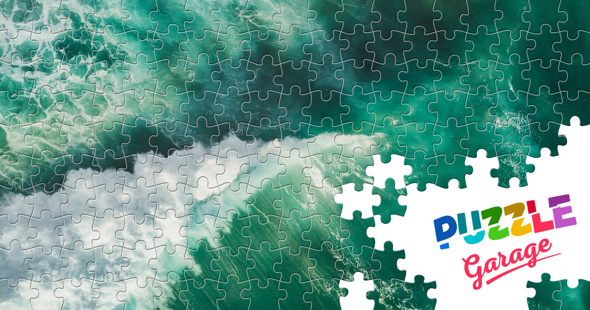 Ocean waves Jigsaw Puzzle (Nature, Seas and Oceans) | Puzzle Garage