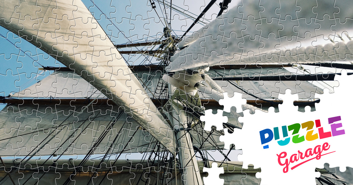 Sailing ship mast Jigsaw Puzzle (Technics, Ships) | Puzzle Garage
