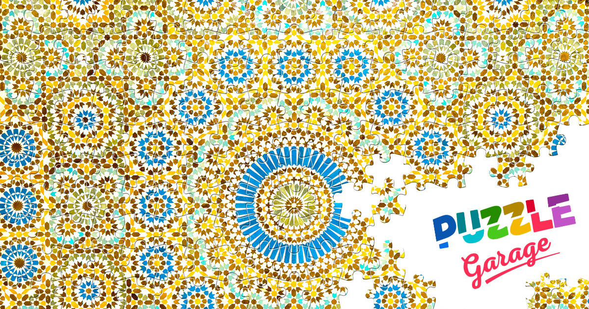 Moroccan tile Jigsaw Puzzle (Countries, Morocco) | Puzzle Garage