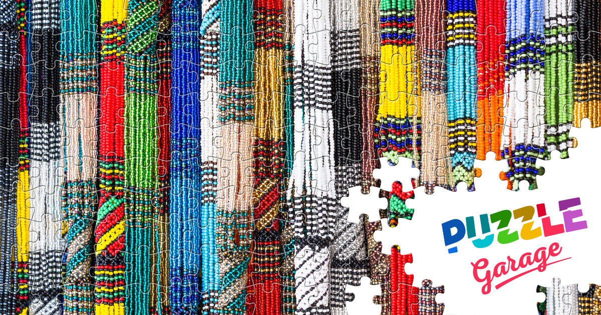 Beaded necklace Jigsaw Puzzle (Home, Needlework) | Puzzle Garage