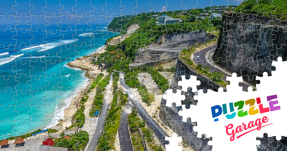 Melasti beach in Bali Jigsaw Puzzle (Countries, Indonesia) | Puzzle Garage