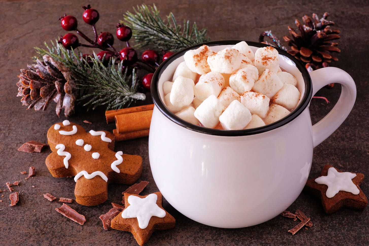 Hot chocolate and Christmas cookies Jigsaw Puzzle (Holidays, Christmas ...