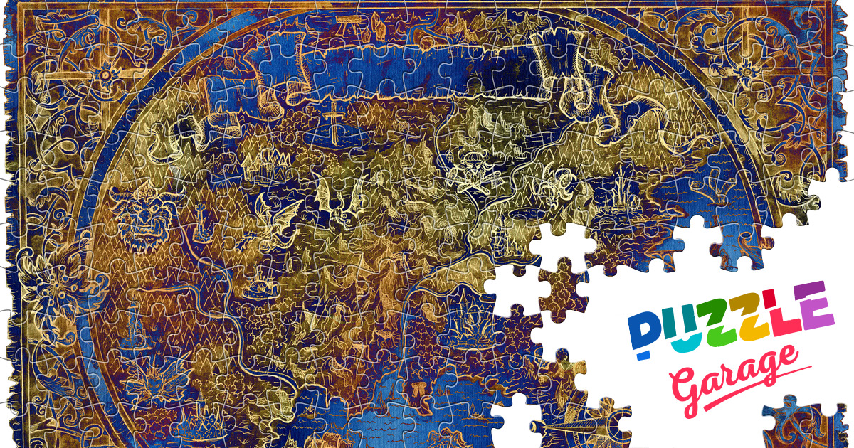 Pirate treasure map Jigsaw Puzzle (History, Maps) | Puzzle Garage