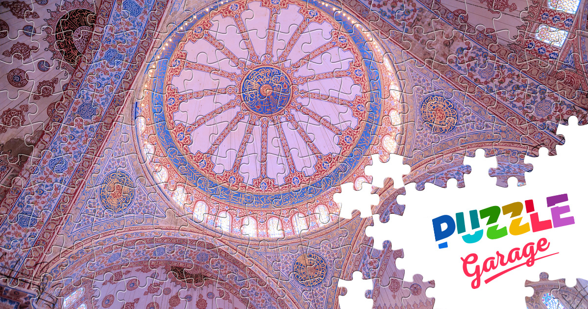 Blue Mosque Jigsaw Puzzle (Countries, Turkey) | Puzzle Garage