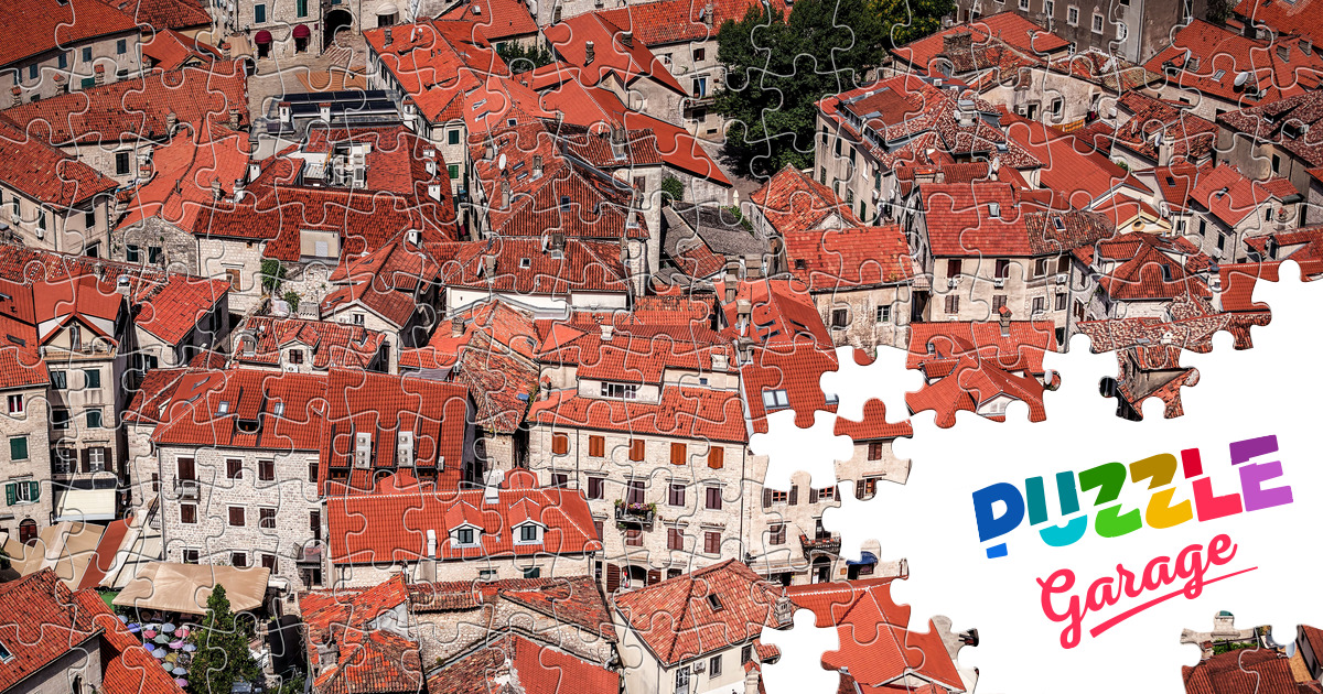 Houses with tiled roofs Jigsaw Puzzle (Architecture, Roofs) | Puzzle Garage