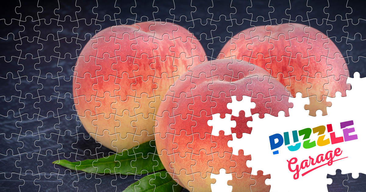Peaches Jigsaw Puzzle (Plants, Fruits) | Puzzle Garage