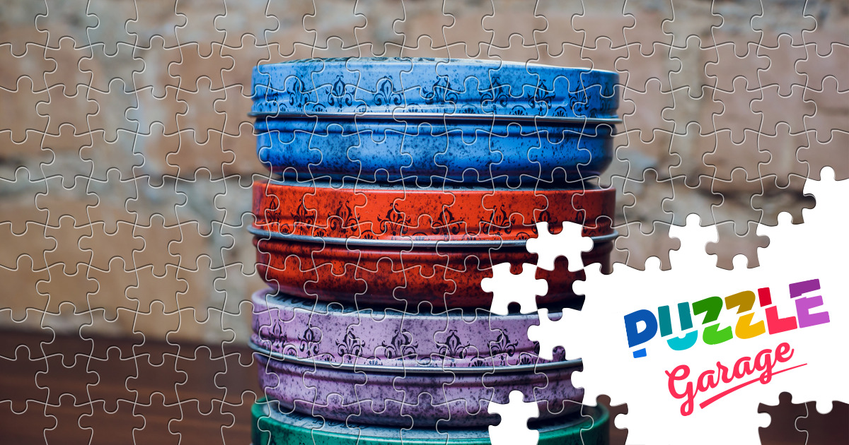 Multi-colored boxes Jigsaw Puzzle (Other, Collecting) | Puzzle Garage