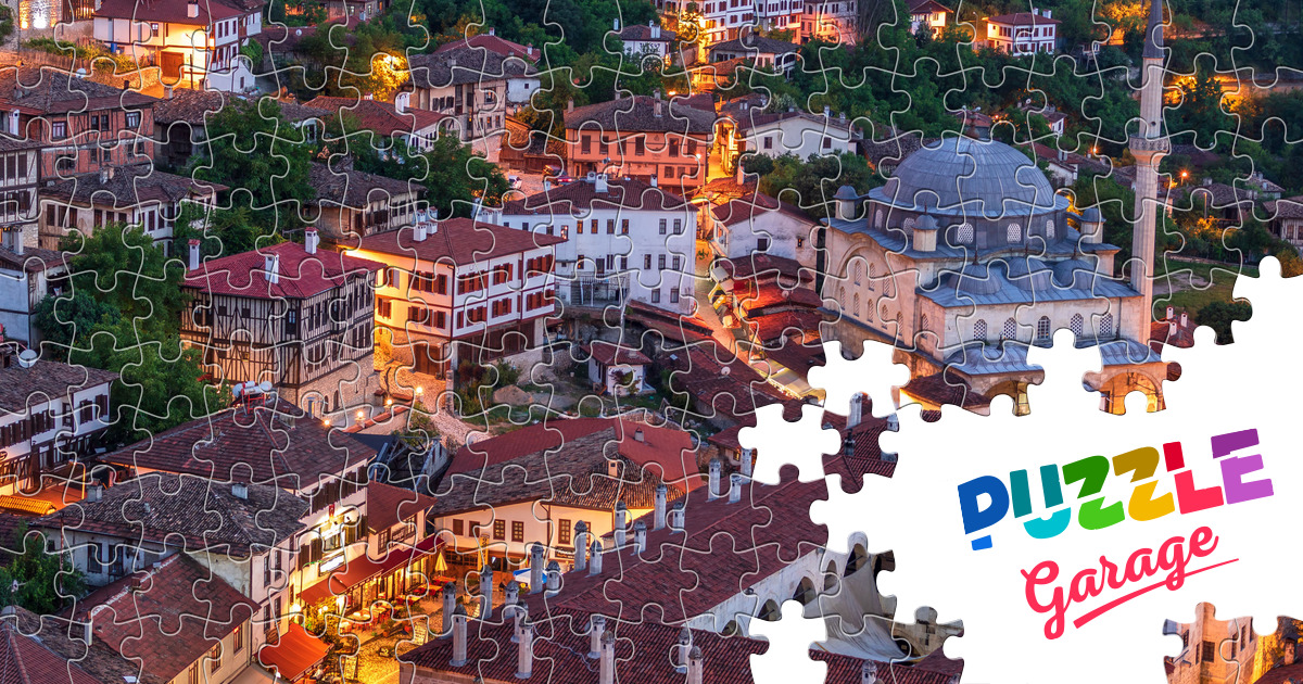 Evening city of Safranbolu Jigsaw Puzzle (Countries, Turkey) | Puzzle ...