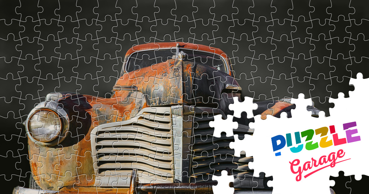 Rusty vintage car Jigsaw Puzzle (Technics, Auto) | Puzzle Garage