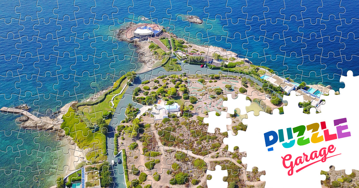 Resort in Greece Jigsaw Puzzle (Countries, Greece) | Puzzle Garage