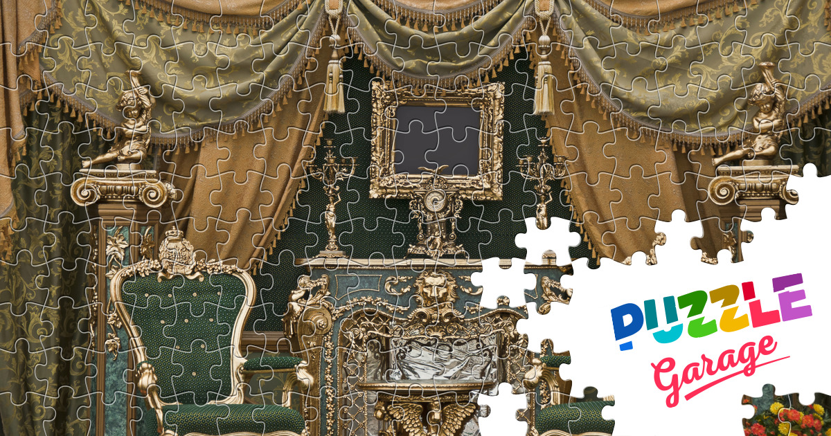 Palace style in the interior Jigsaw Puzzle (Home, Interiors) | Puzzle ...