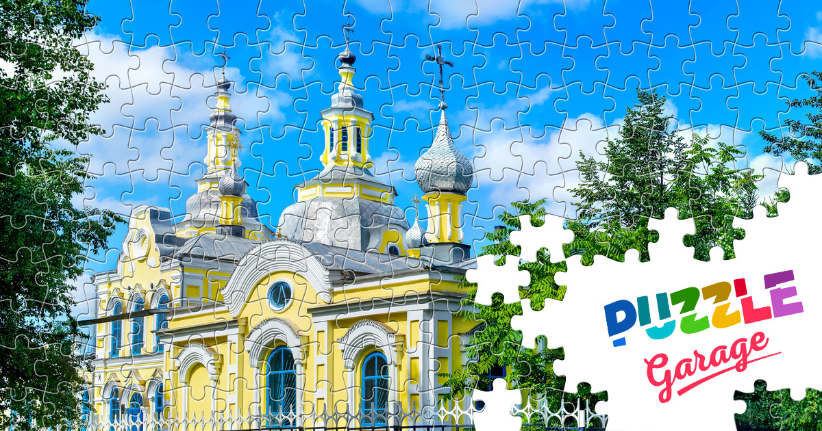 Spassky Cathedral in Minusinsk Jigsaw Puzzle (Countries, Russia ...