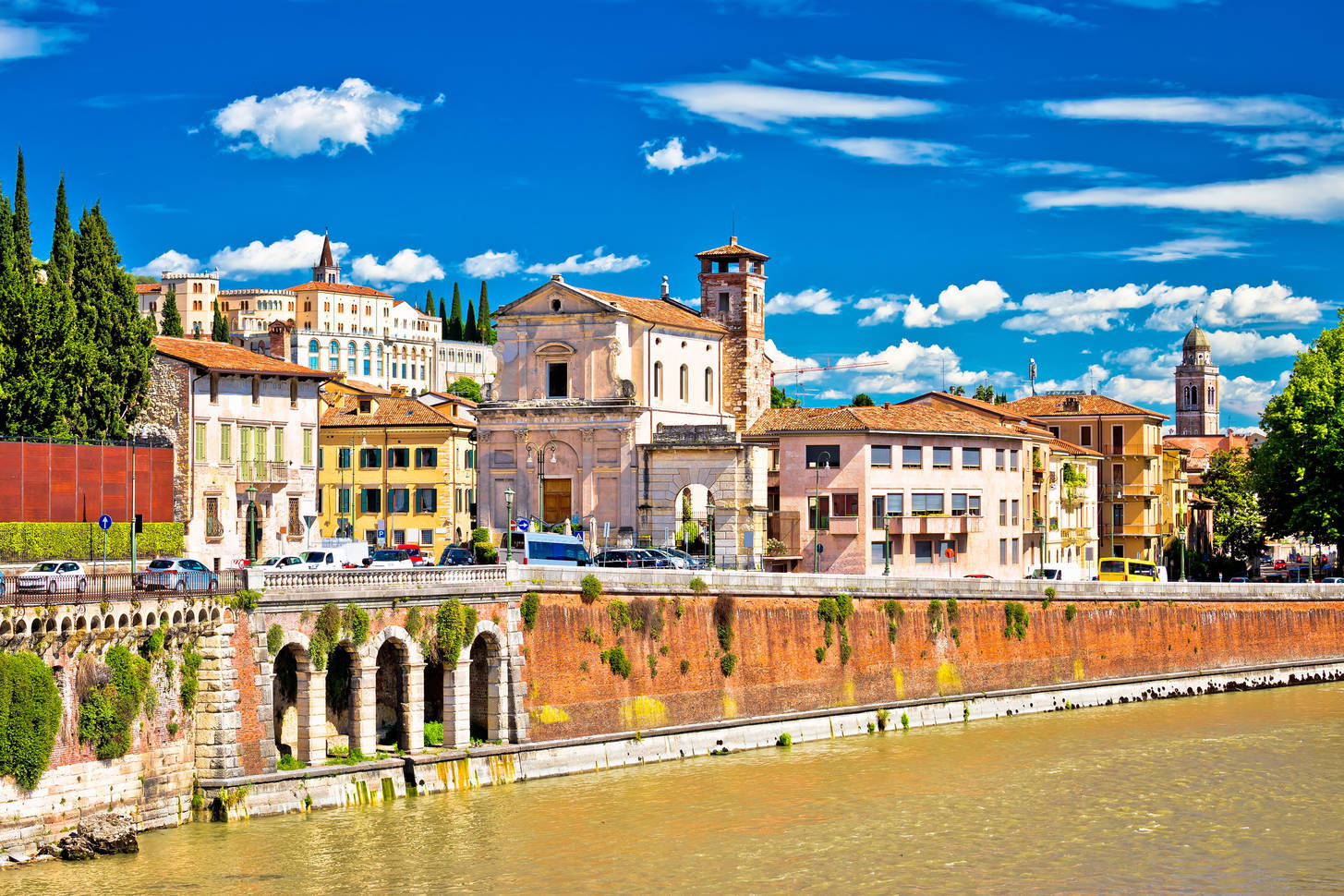 Verona embankment Jigsaw Puzzle (Countries, Italy) | Puzzle Garage