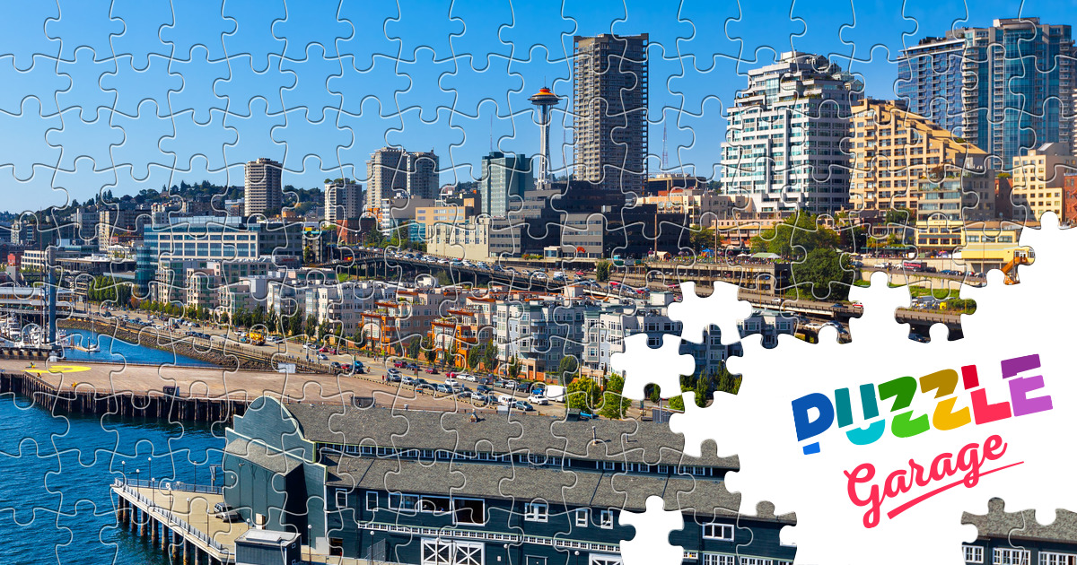Seattle Waterfront Park Jigsaw Puzzle (Countries, USA) | Puzzle Garage