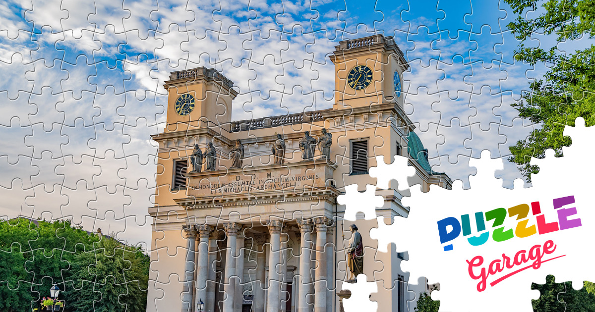 Cathedral in Vaz Jigsaw Puzzle (Countries, Hungary) | Puzzle Garage