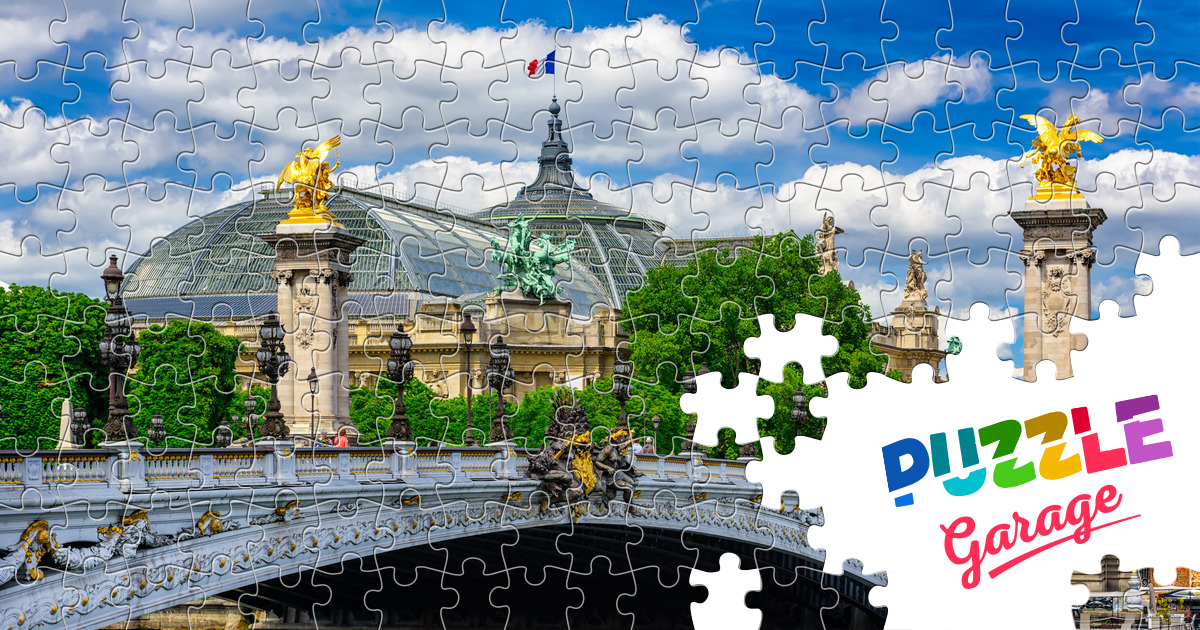 Pont Alexandre III in Paris Jigsaw Puzzle (Countries, France) | Puzzle ...
