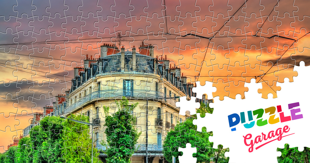 Streets of Dijon Jigsaw Puzzle (Countries, France) | Puzzle Garage