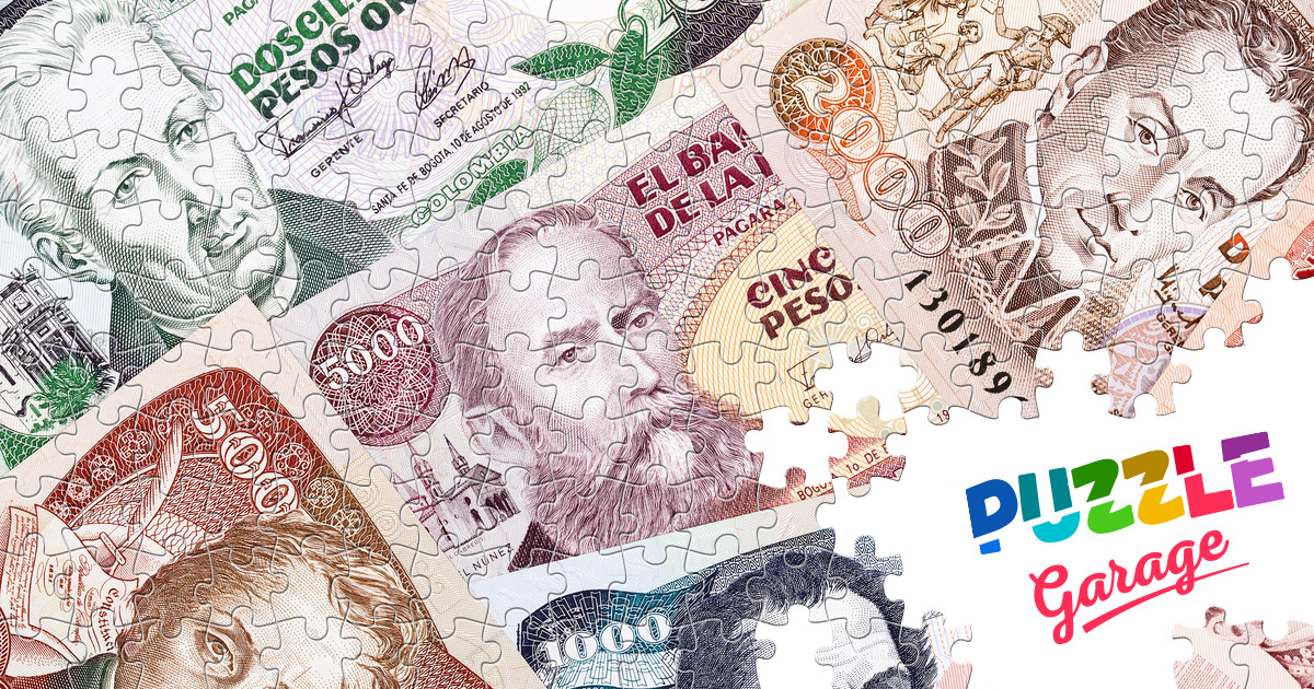 Colombian Peso Jigsaw Puzzle (Other, Money) | Puzzle Garage