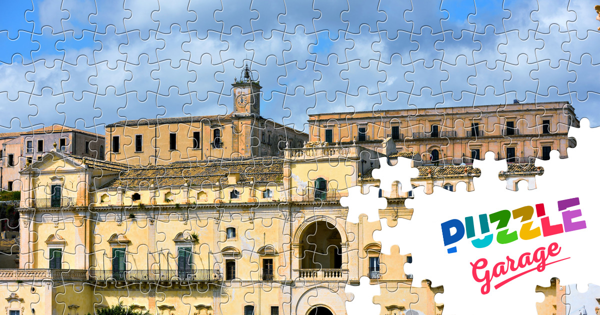 Historic buildings in Noto Jigsaw Puzzle (Countries, Italy) | Puzzle Garage