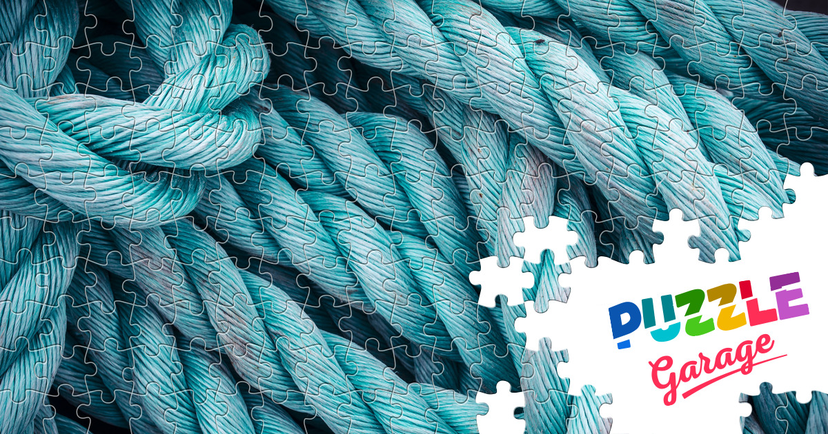 Blue rope Jigsaw Puzzle (Stuff, Tools) | Puzzle Garage