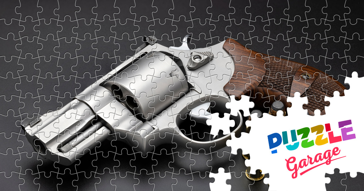 Revolver and cartridges Jigsaw Puzzle (Stuff, Weapons) | Puzzle Garage