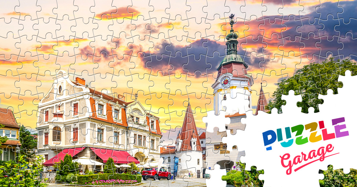 View of the Steiner Tor Jigsaw Puzzle (Countries, Austria) | Puzzle Garage